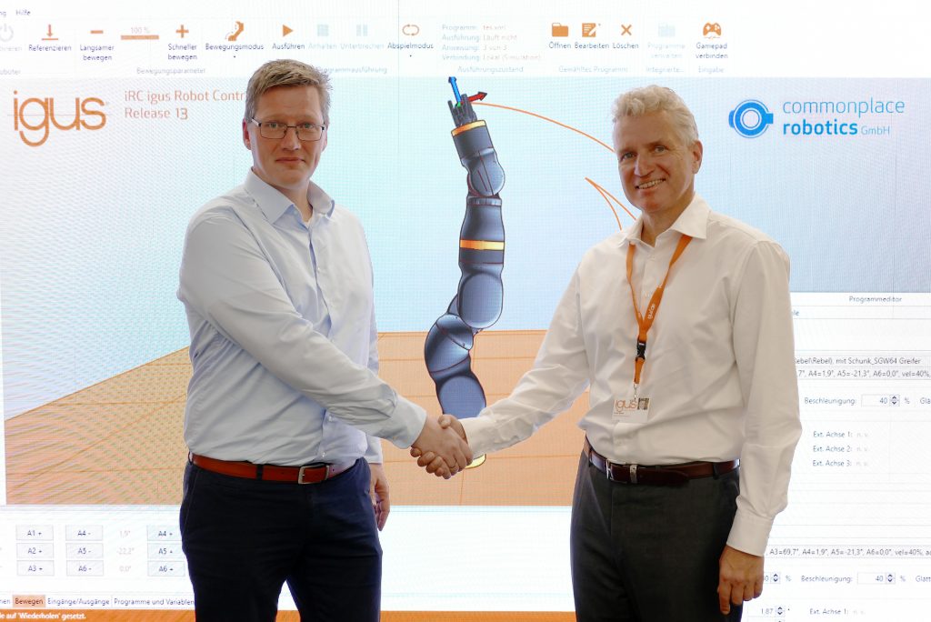 igus acquires majority stake in robotic software company | igus