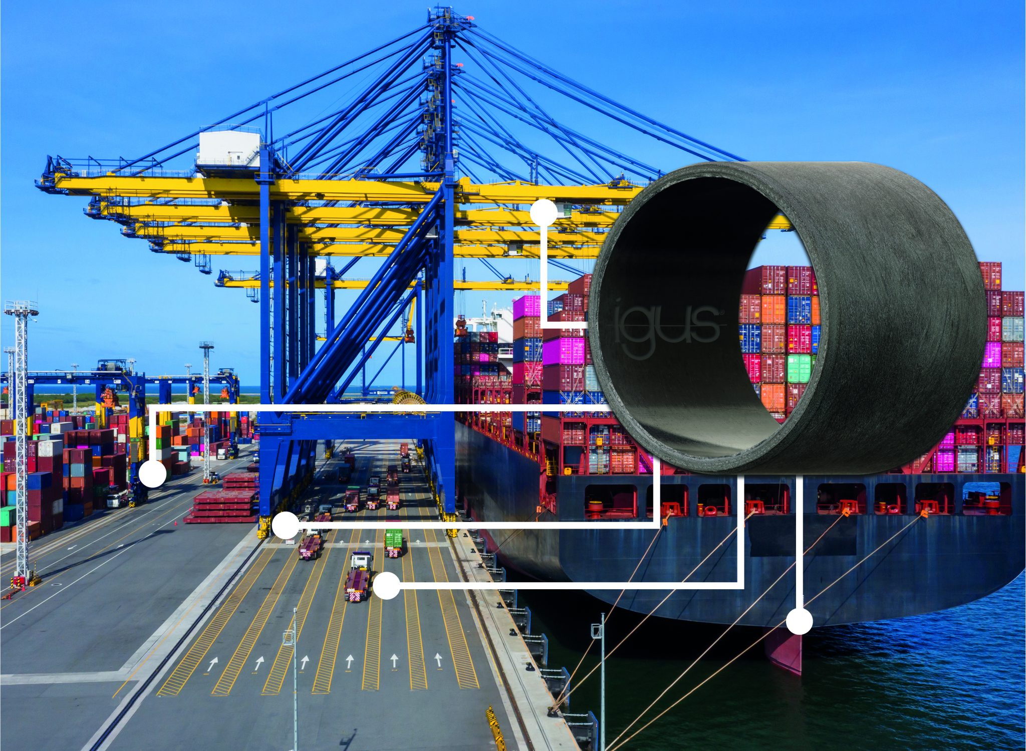 Fiber-wound, polymer bearings for heavy-duty applications | igus