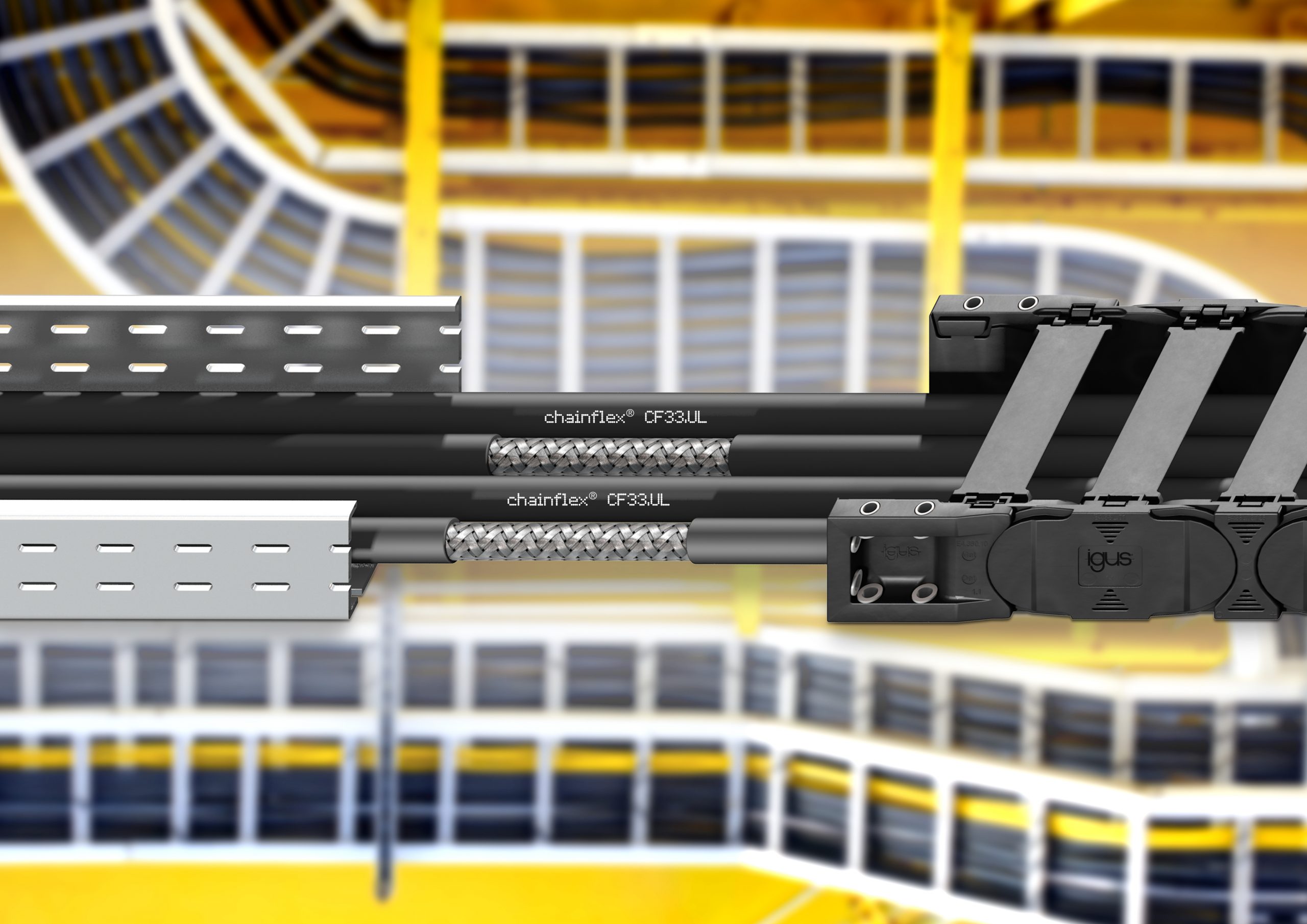 UL-listed motor cable for cable trays & cable carriers | igus® Press