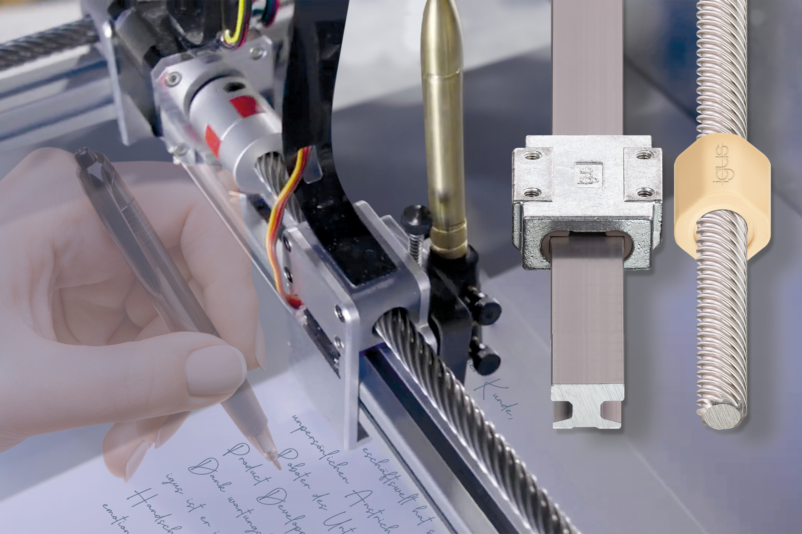 Greeting Card Handwriting Robot with Linear Slides & Lead Screws - igus ...