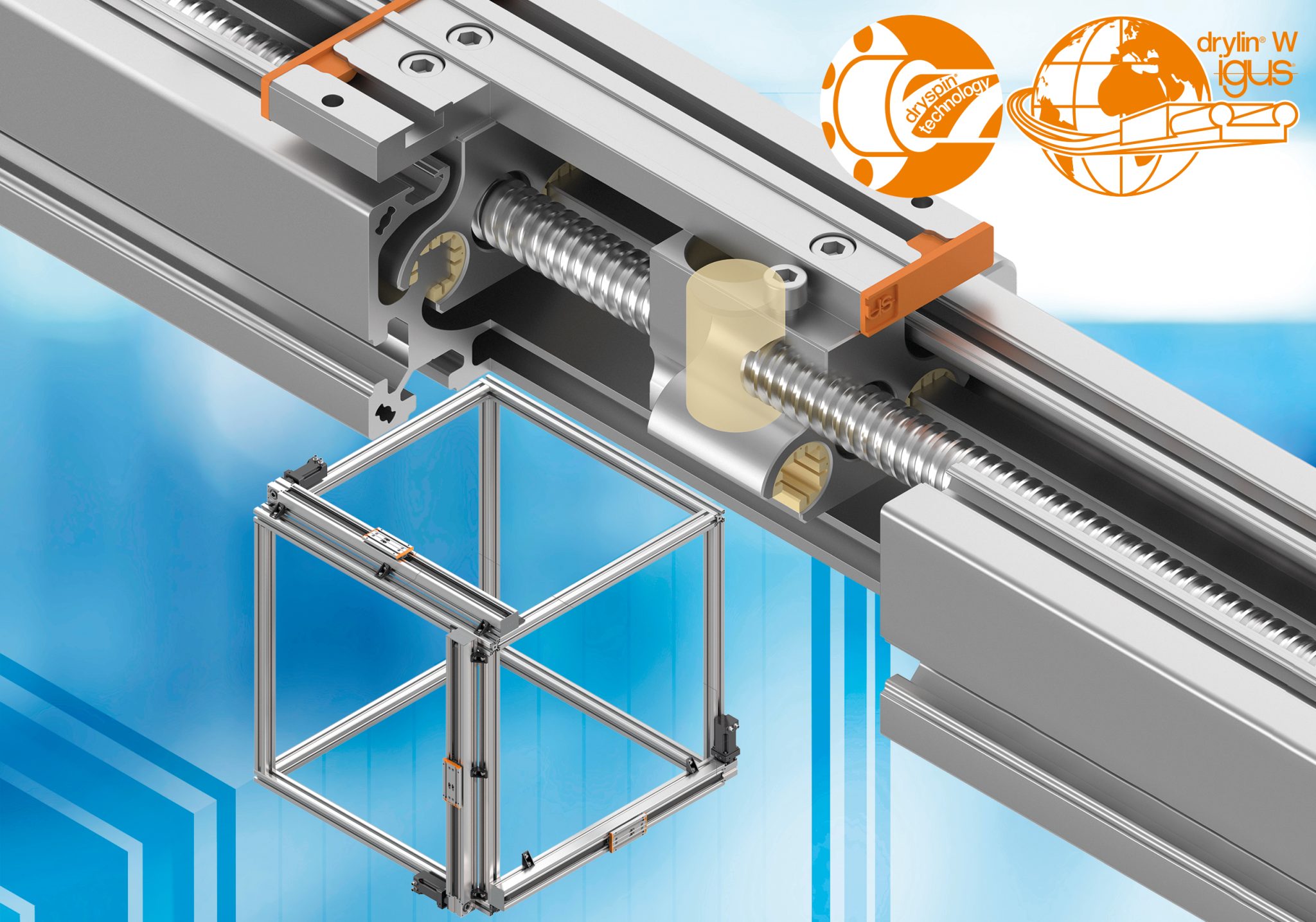 Ready-to-Install Linear Actuator with Lead Screw Drive | igus Press