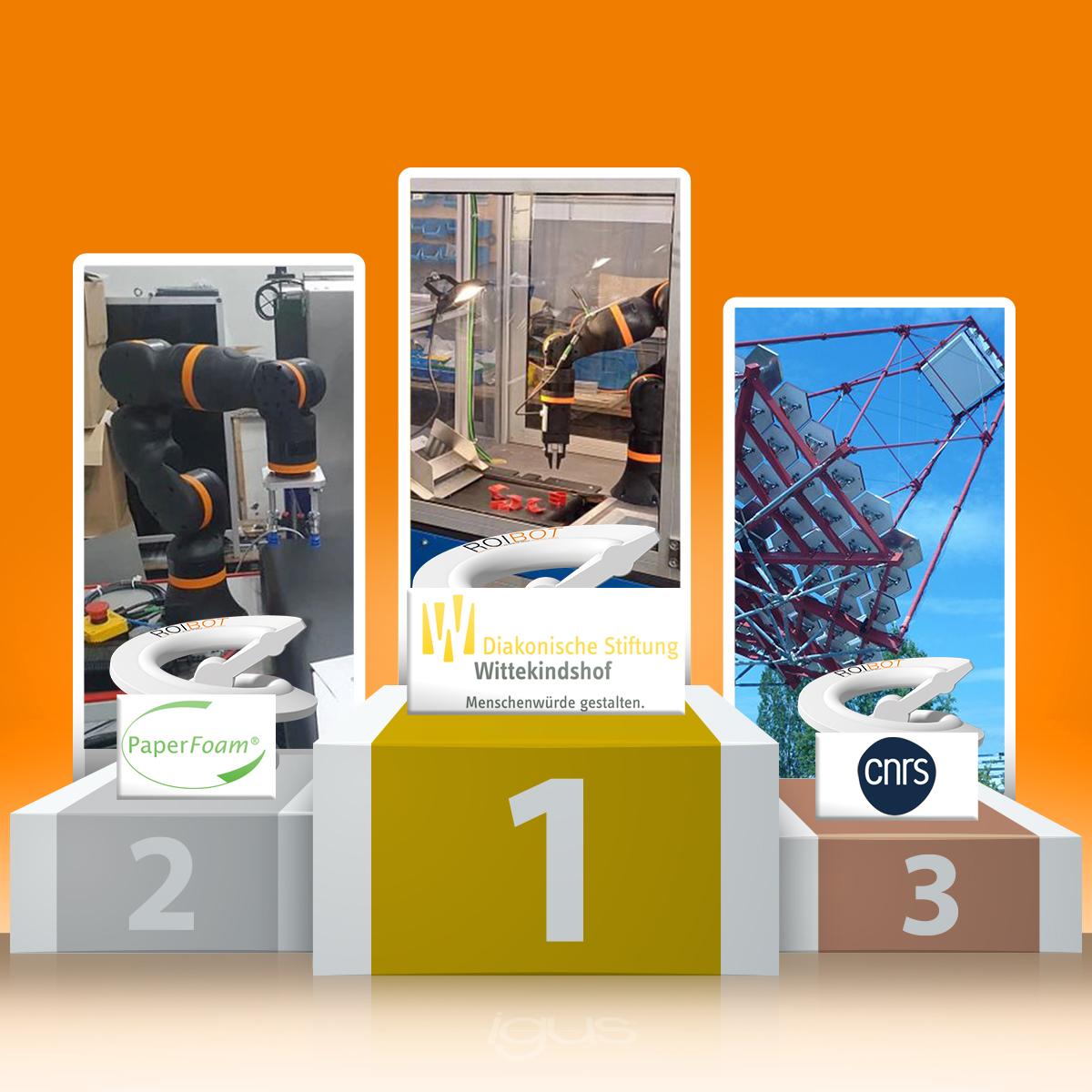 Disability-accessible workstation win 2025 ROIBOT awards | igus